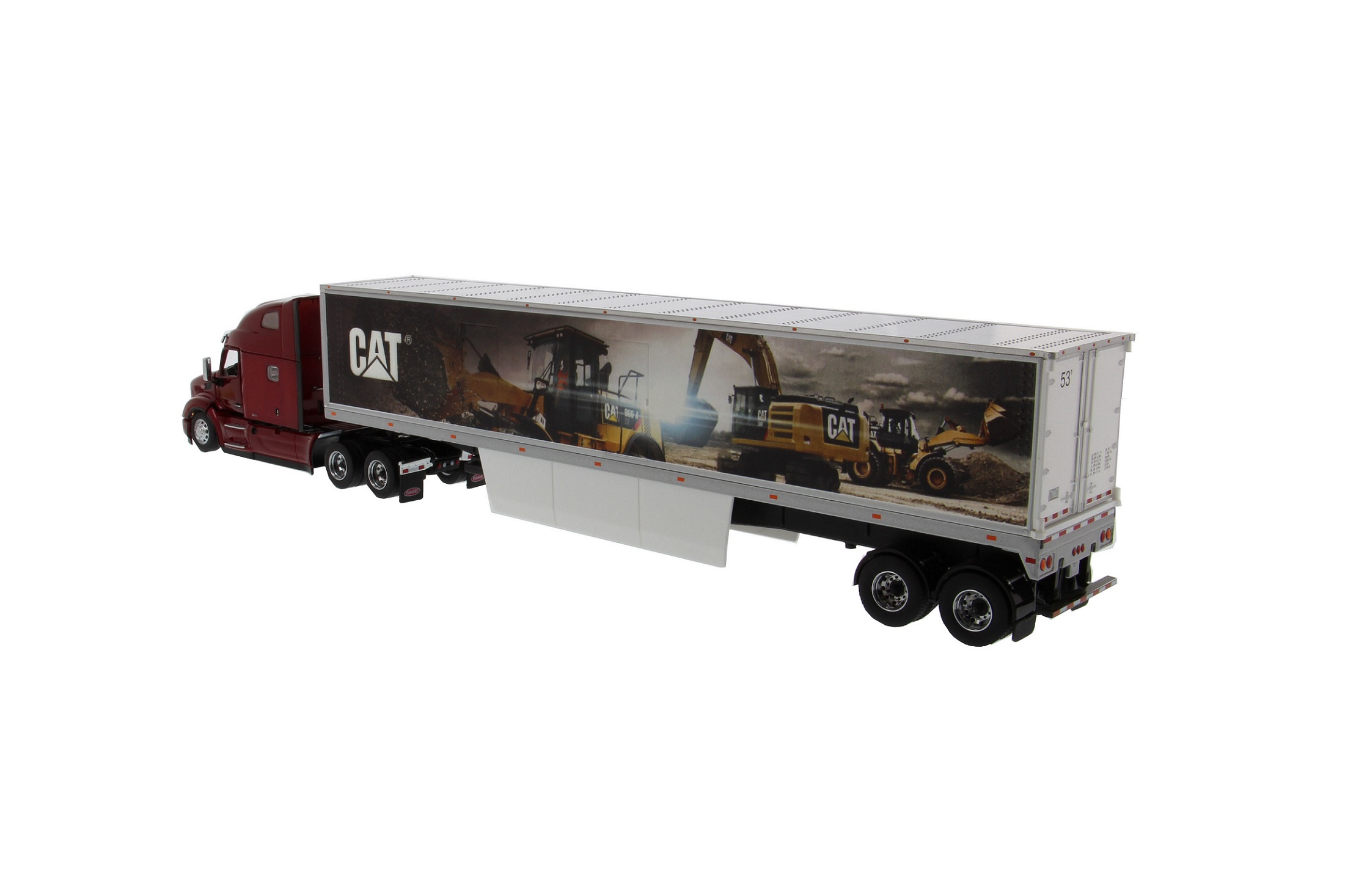 Cat Diecast Mural Trailer with Peterbilt 579 Ultraloft Cab Truck 85665 ...